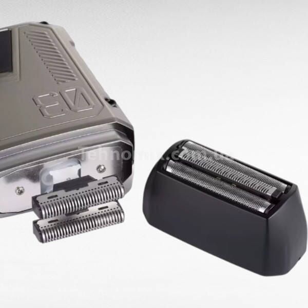 Електробритва акумуляторна з дисплеєм USB R.4088 RAF Сіра