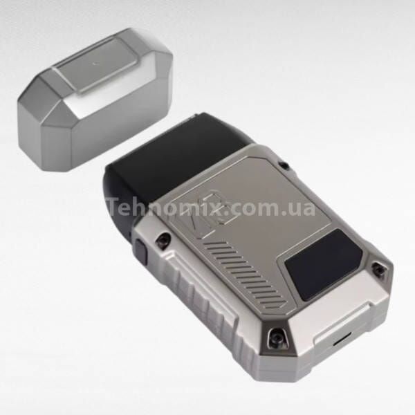 Електробритва акумуляторна з дисплеєм USB R.4088 RAF Сіра