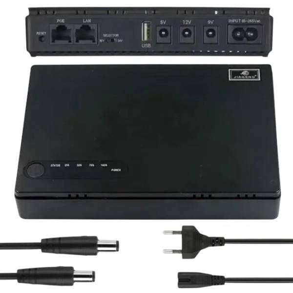 Джерело безперебійного живлення для роутера 5v, 9v, 12v Mini UPS 20000 ...